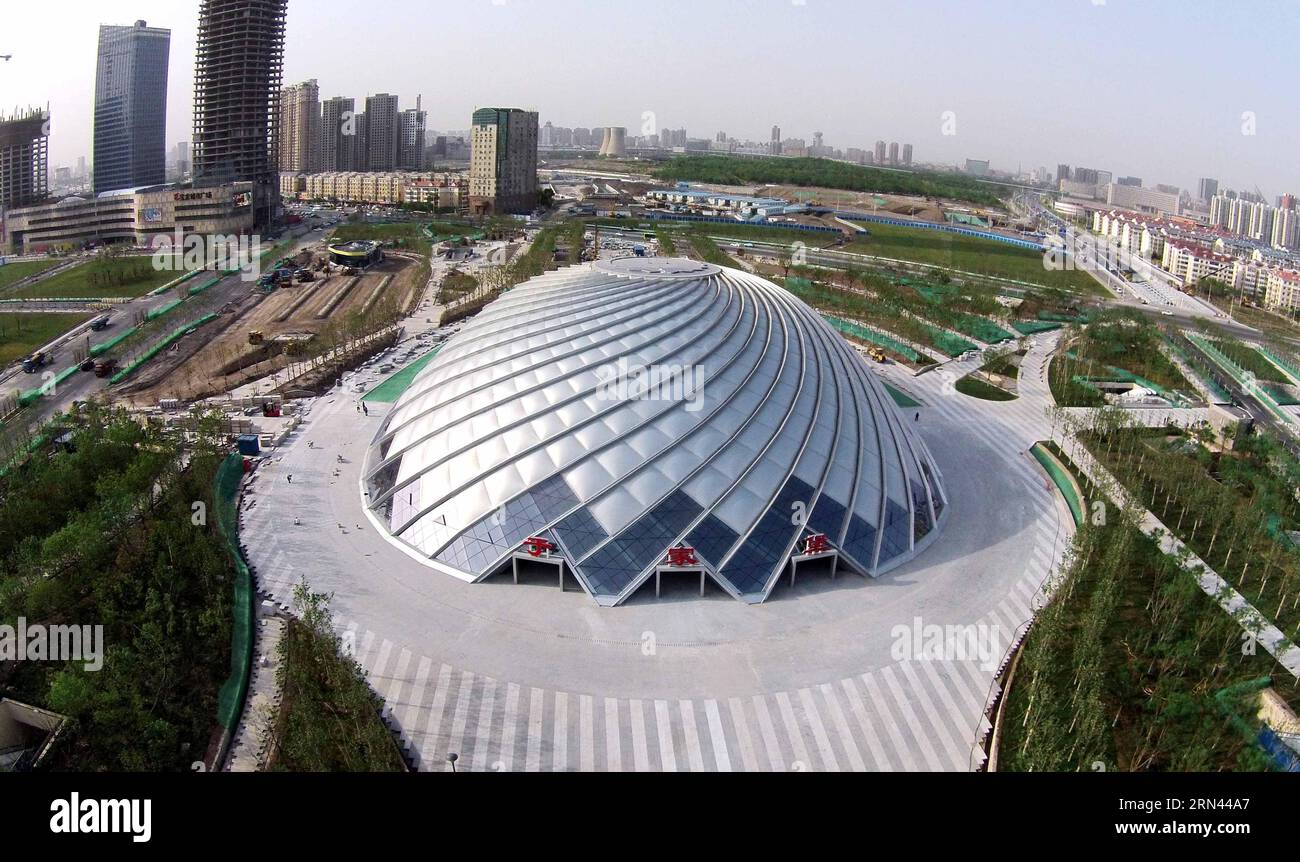 (150506) -- TIANJIN, May 6, 2015 -- Photo taken on May 5, 2015 shows ...