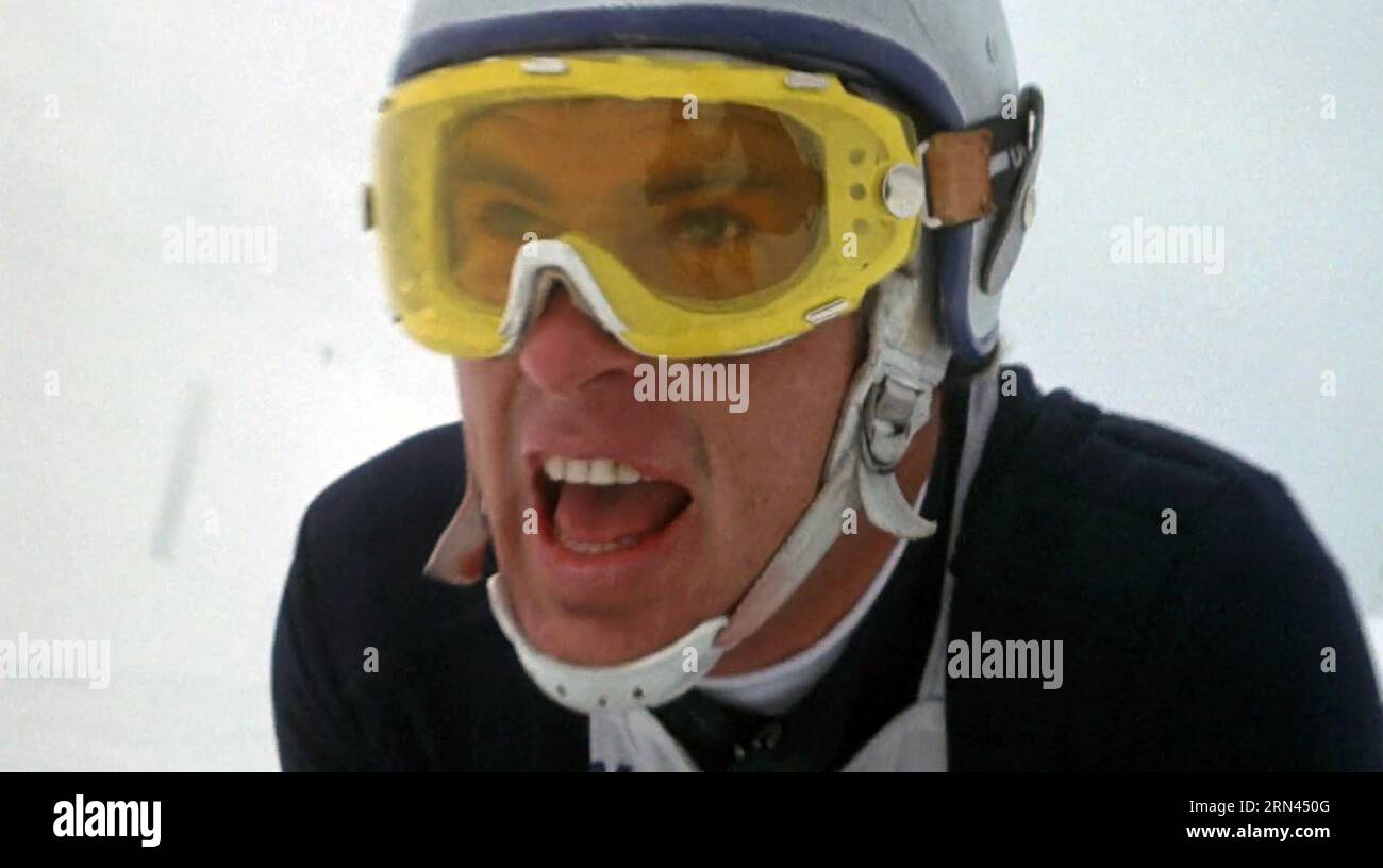 DOWNHILL RACER 1969 Paramount Pictures film with Robert Redford Stock ...