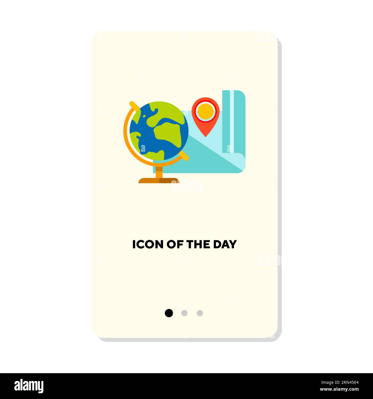 Location detection flat icon Stock Vector Image & Art - Alamy