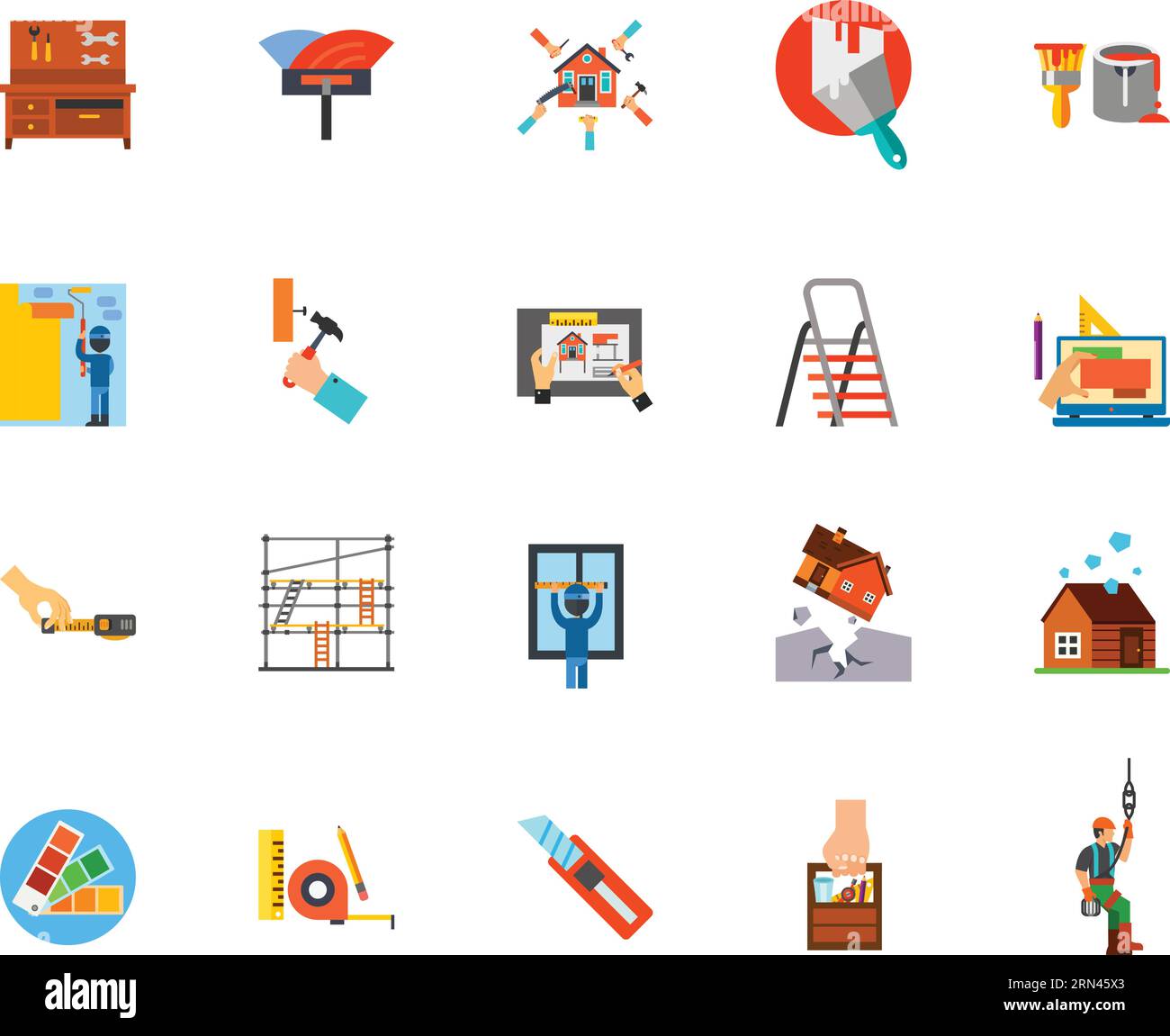 Repair icon set Stock Vector Image & Art - Alamy