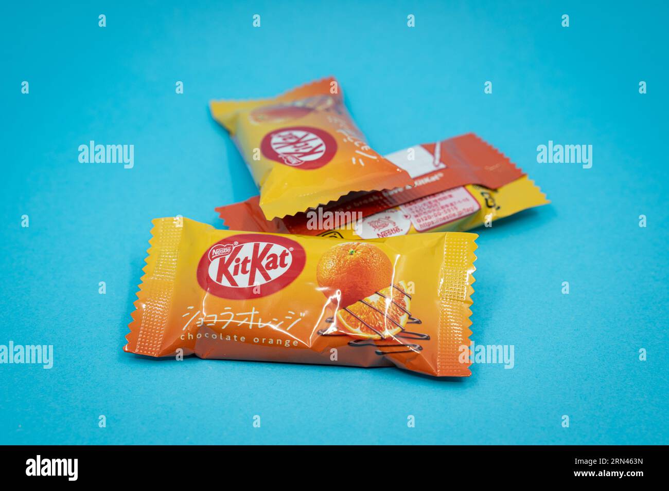 Barcelona, Spain. September 1st 2023: Nestle Japanese Orange Chocolate ...