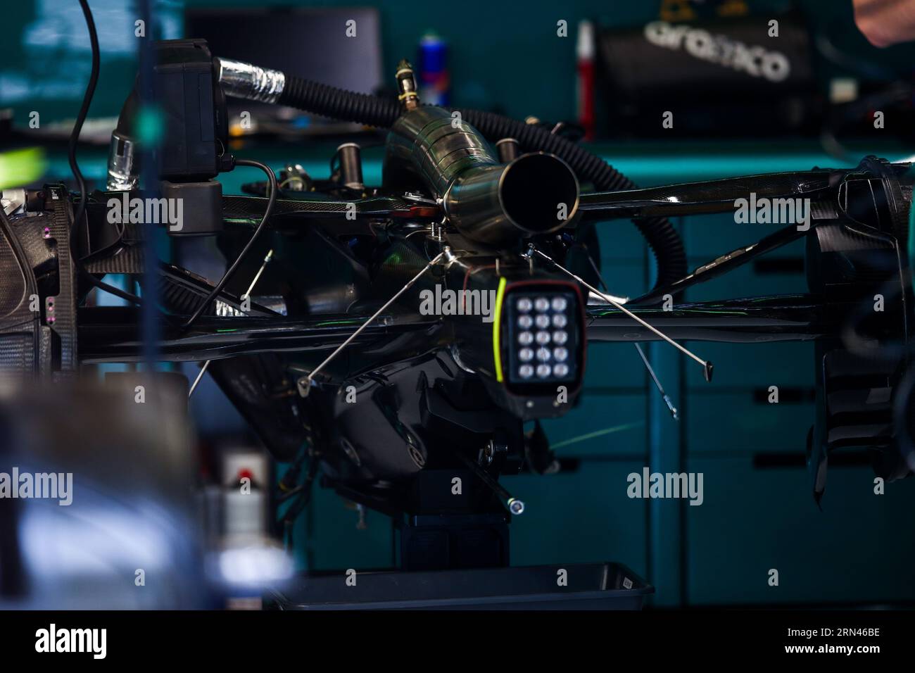 Aston Martin F1 Team AMR23, mechanical detail during the 2023 Formula 1 ...