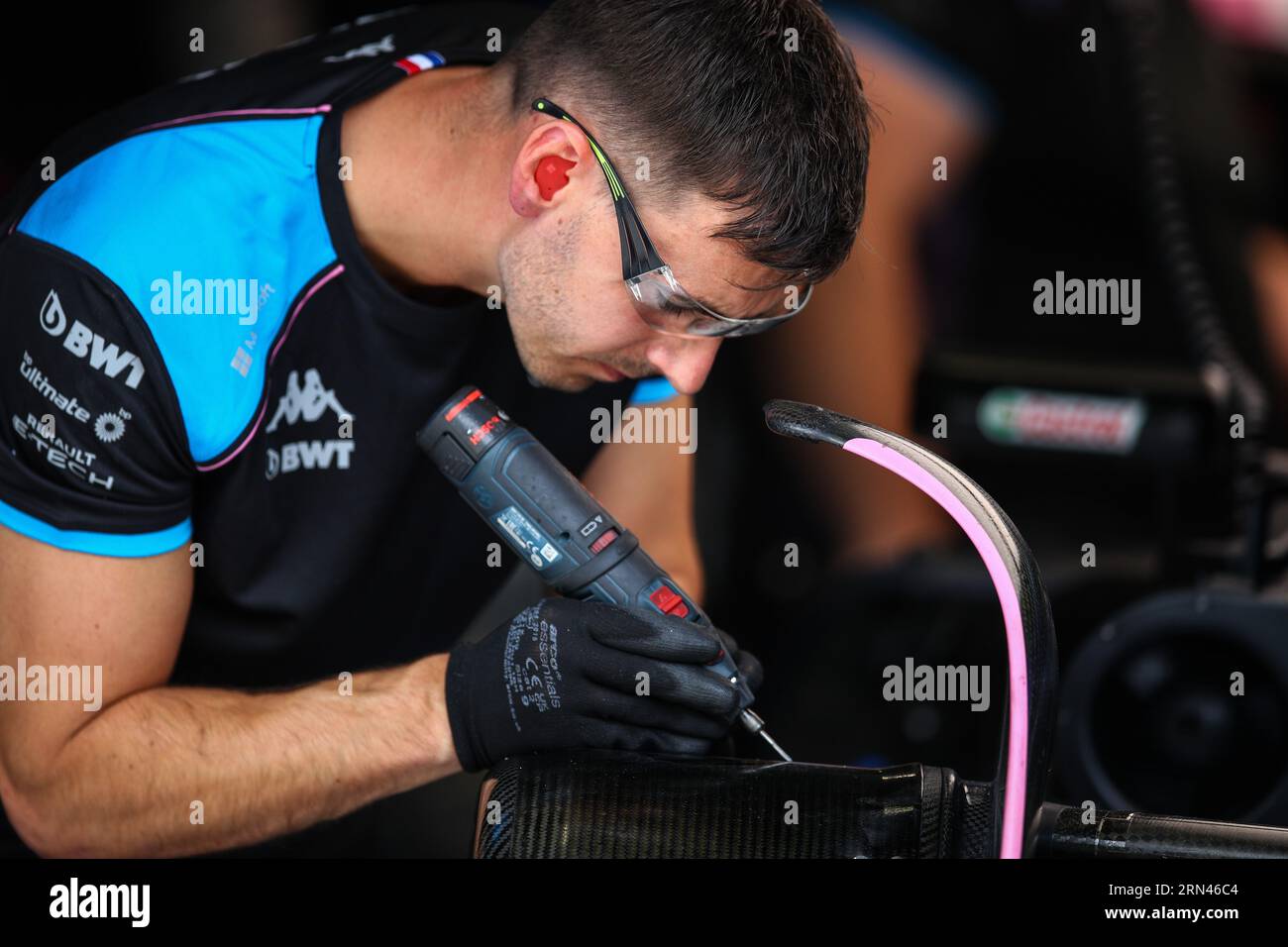 Alpine F1 Team mechanic, mecanicien, mechanics during the 2023 Formula ...