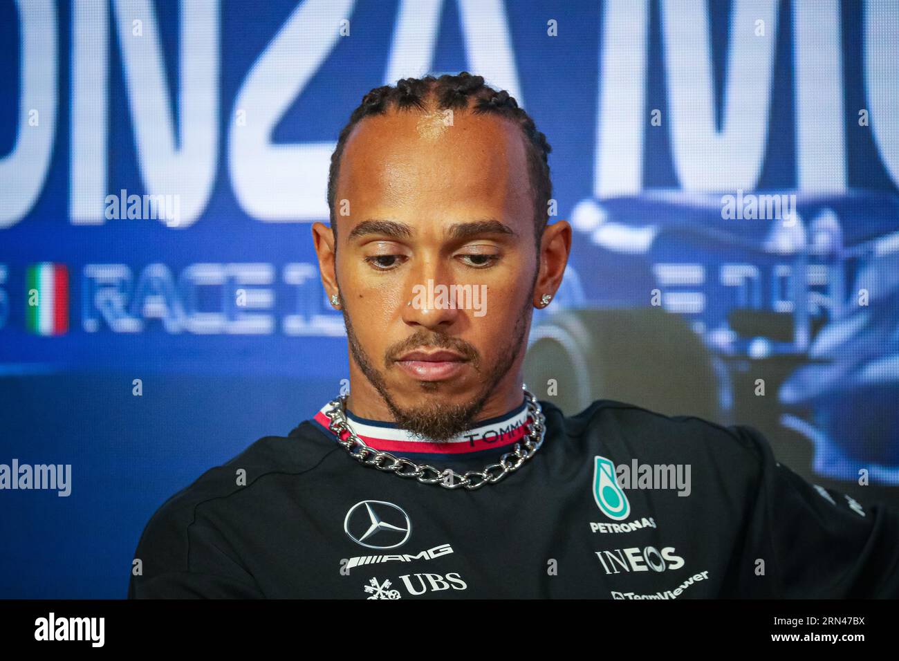 #44 Lewis Hamilton, (GRB) AMG Mercedes Ineos during the Italian GP ...