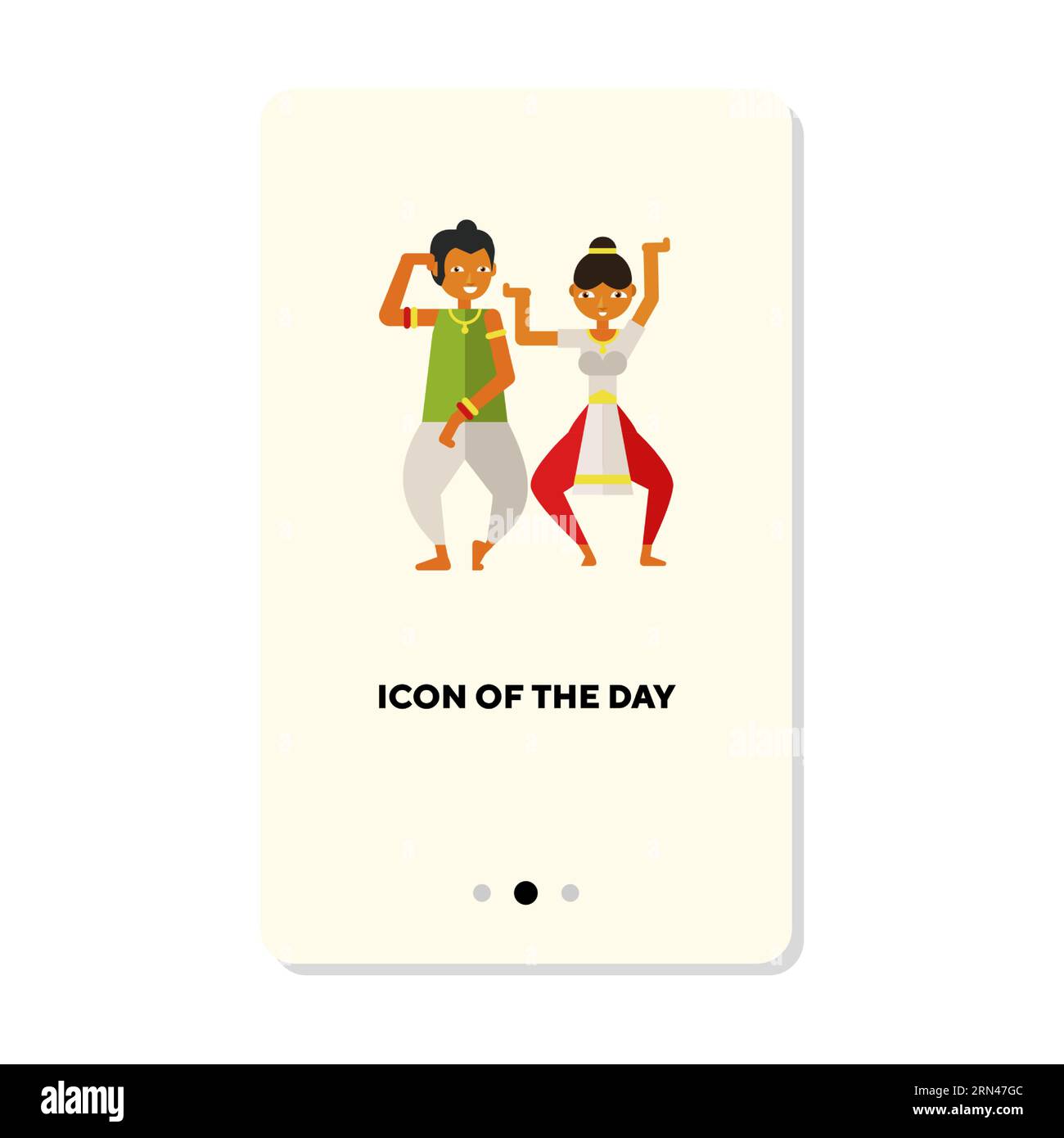 Indian dance drawing hi-res stock photography and images - Alamy