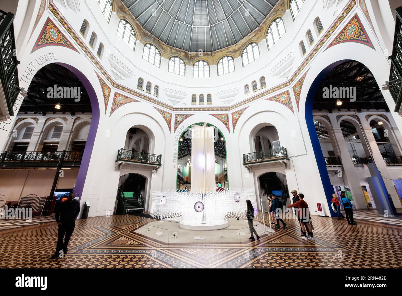 WASHINGTON DC, United States — Inside the restored Arts and Industries ...