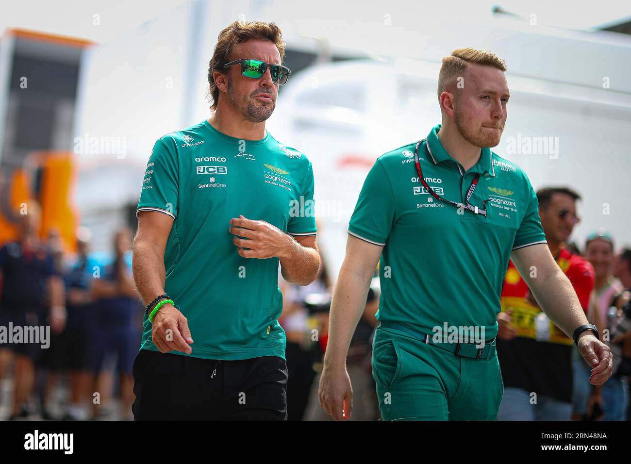 #14 Fernando Alonso, (ESP) Aramco Aston Martin Mercedes during the ...