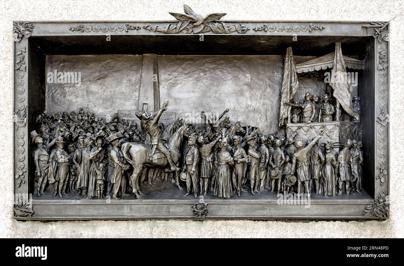 Daniel webster bronze panels hi-res stock photography and images - Alamy