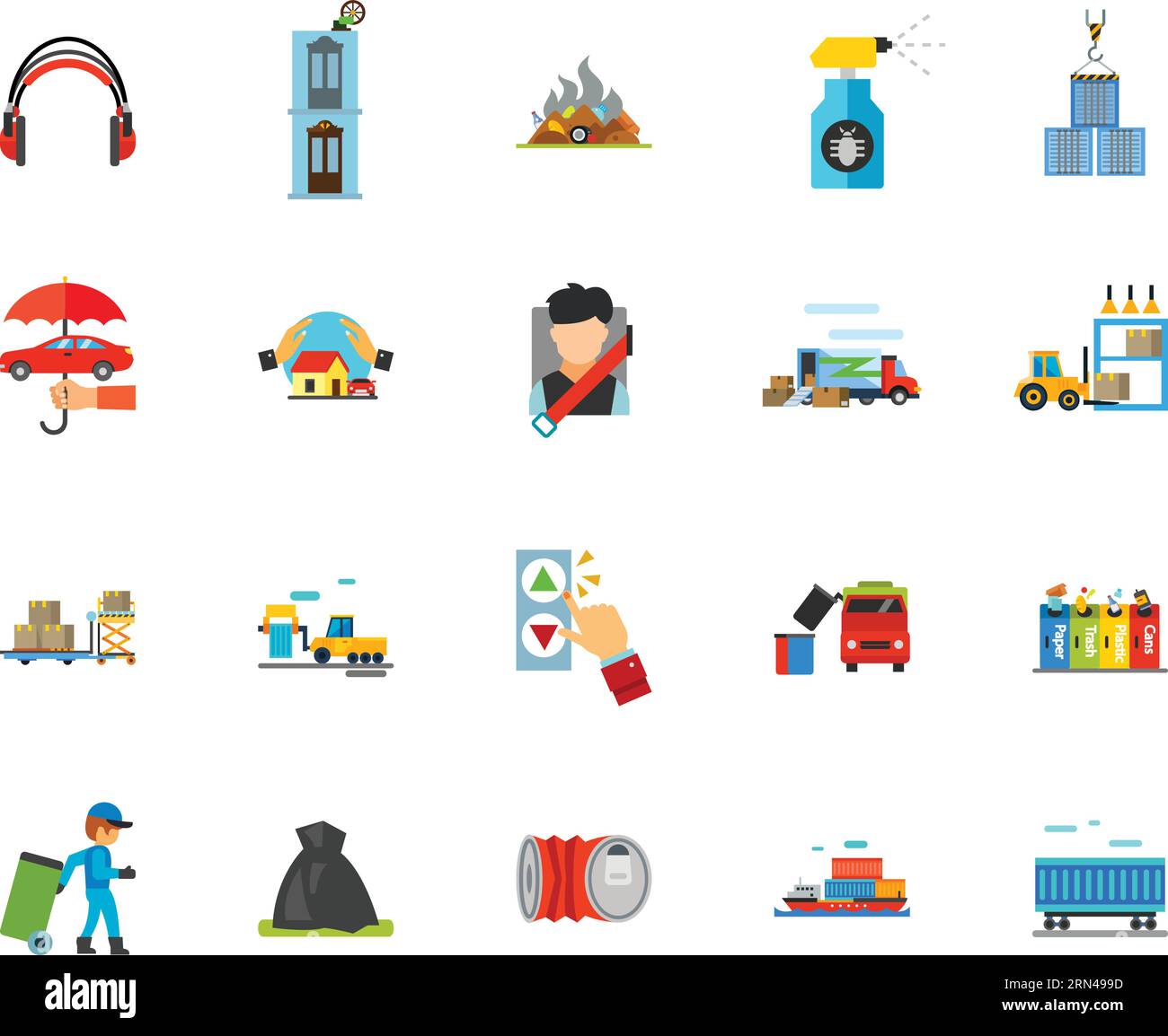 Container shipping trash Cut Out Stock Images & Pictures - Alamy