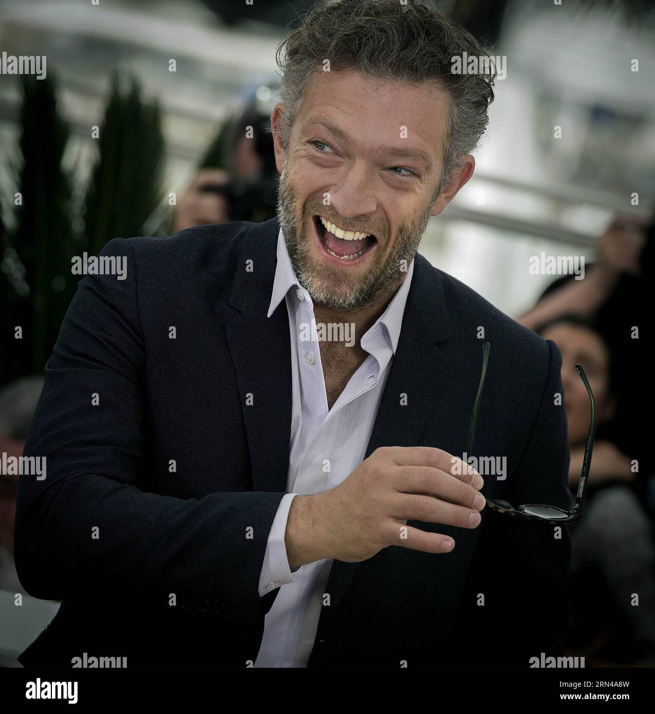 (150514) -- CANNES, May 14, 2015 -- French actor Vincent Cassel poses ...