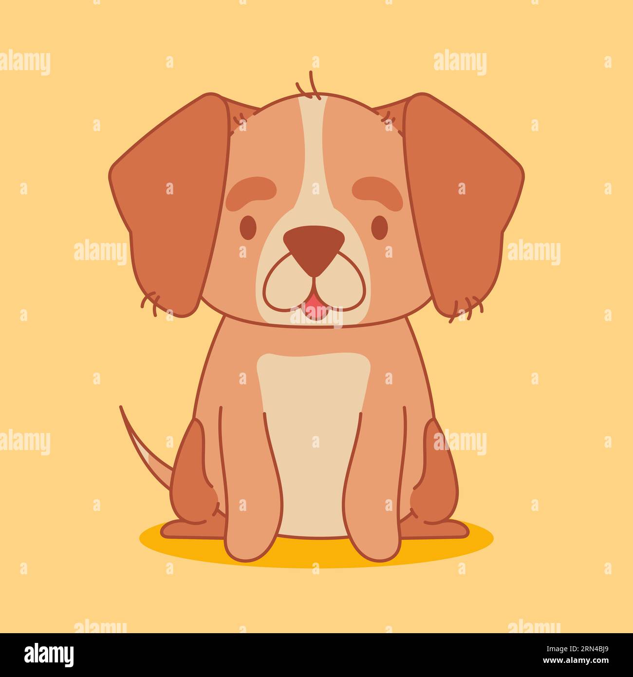 Lively dog Stock Vector Images - Alamy