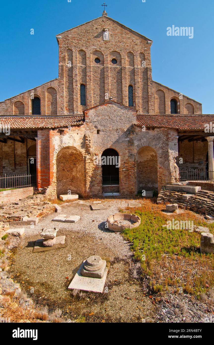 Venice Italy Torcello Church of Santa Fosca view Stock Photo - Alamy