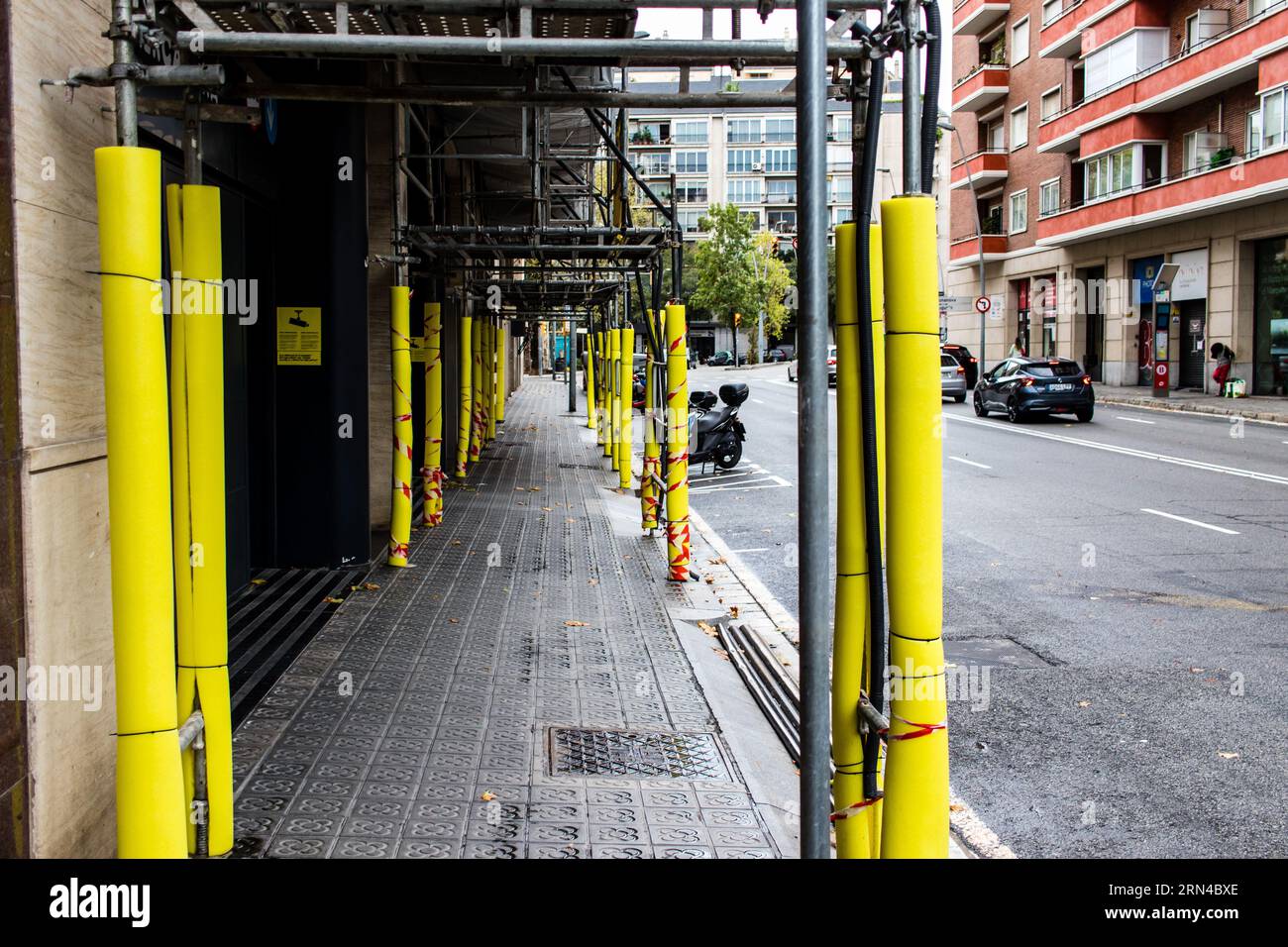 Barcelona, Spain - August 28, 2023 Architecture and cityscape of the ...