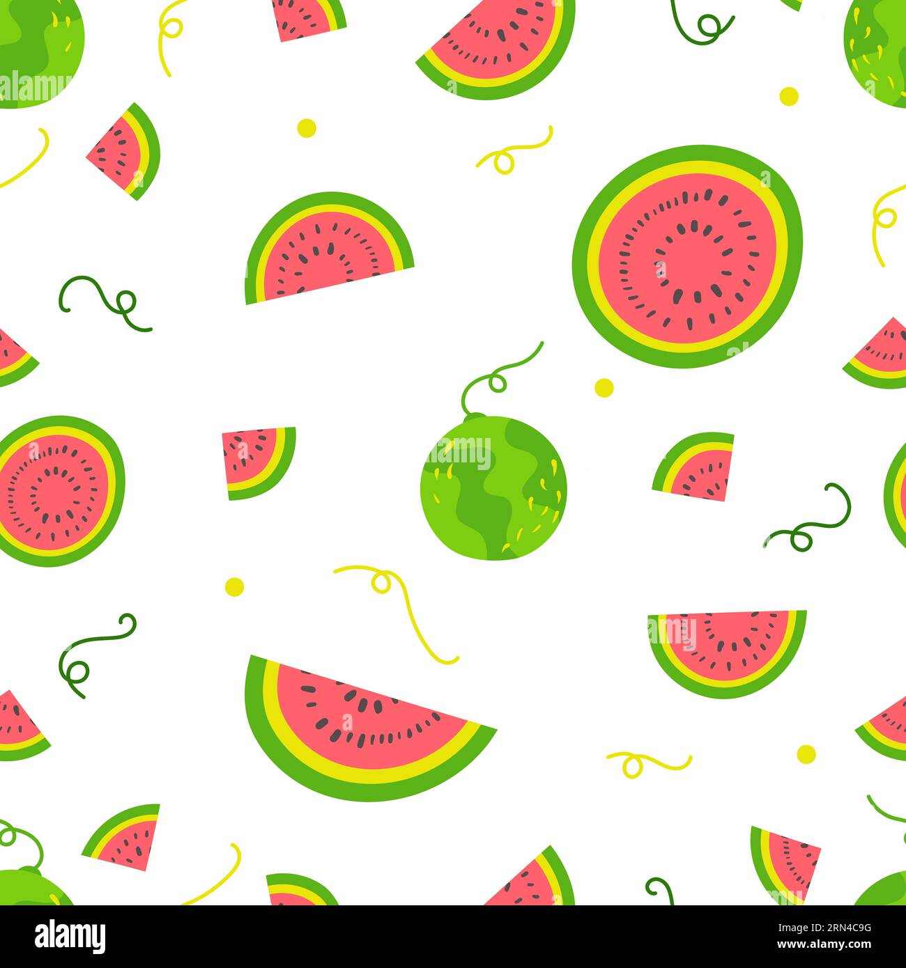 Watermelon cutout Stock Vector Images - Alamy