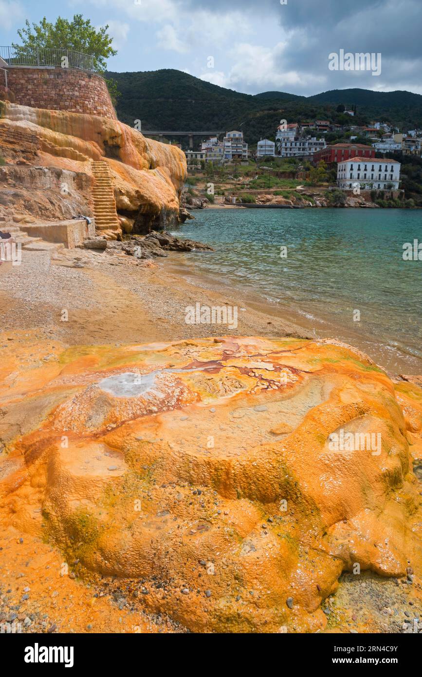 Thermal spring water, spa, Loutra Edipsou, Edipsos, Aedipsos, Aedipsou ...