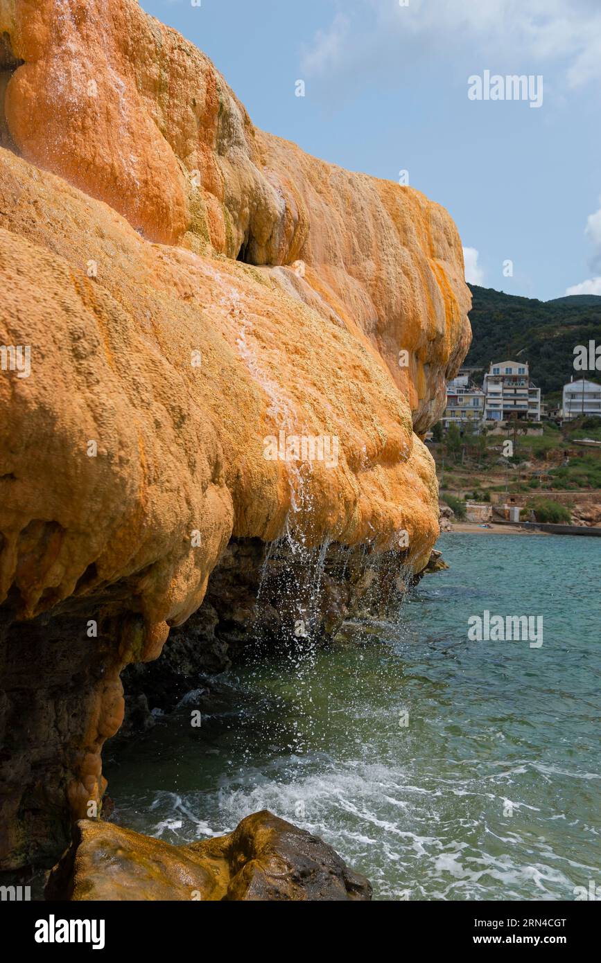 Thermal spring water, spa, Loutra Edipsou, Edipsos, Aedipsos, Aedipsou ...