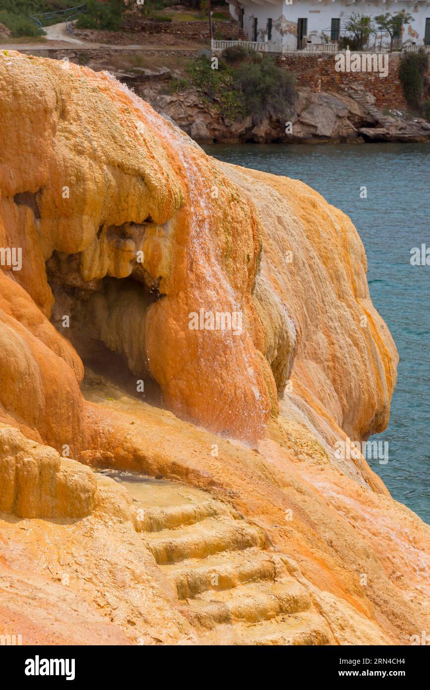 Thermal spring water, spa, Loutra Edipsou, Edipsos, Aedipsos, Aedipsou ...