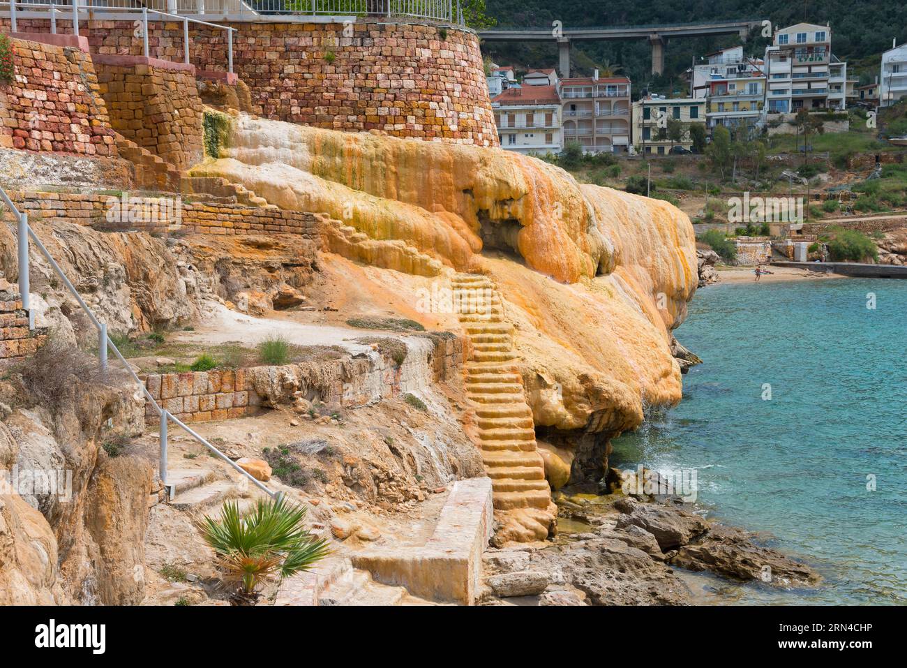 Thermal spring water, spa, Loutra Edipsou, Edipsos, Aedipsos, Aedipsou ...
