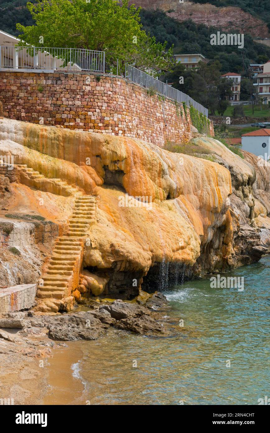 Thermal spring water, spa, Loutra Edipsou, Edipsos, Aedipsos, Aedipsou ...