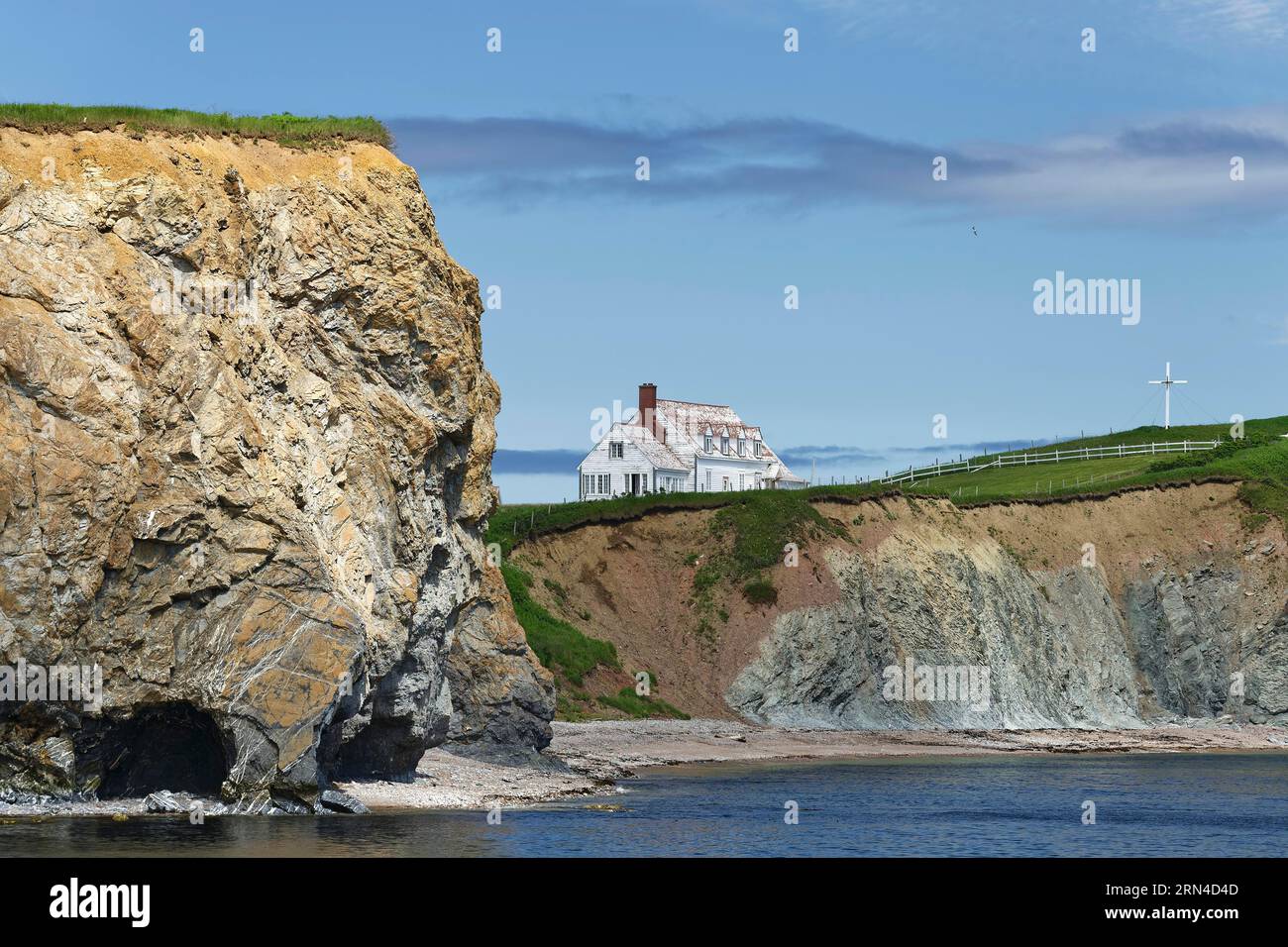 House on cliff perce rock hi-res stock photography and images - Alamy