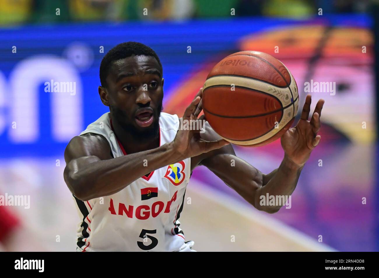 Quezon, Philippines. 31st Aug, 2023. Childe Dundao of the Angola men ...