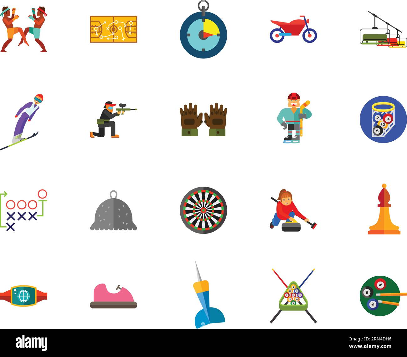 Leisure activity icon set Stock Vector Image & Art - Alamy
