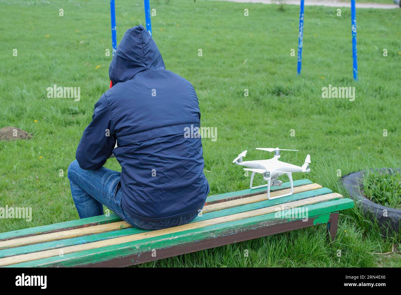Sit in a bench hi-res stock photography and images - Alamy