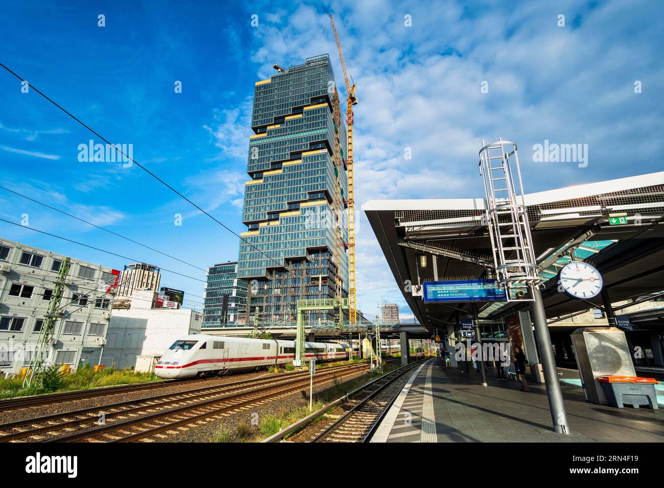 Edge East Side Tower construction site, Berlin, Germany Stock Photo - Alamy