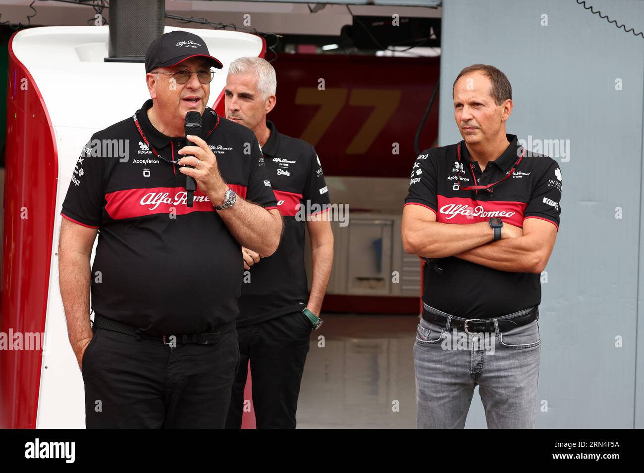 Monza, Italy. 31st Aug, 2023. Jean-Philippe Imparato (FRA) Alfa Romeo ...