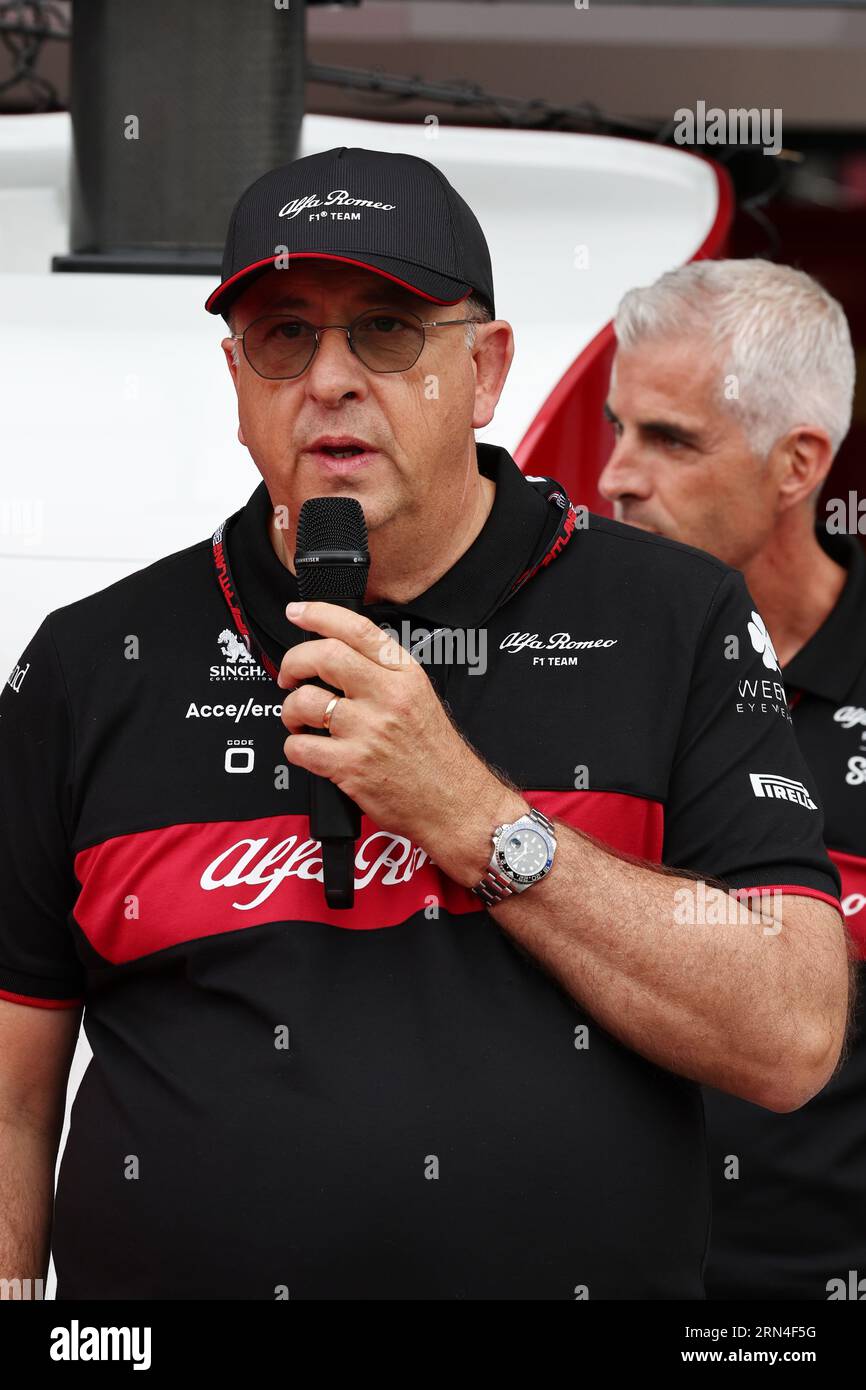 Monza, Italy. 31st Aug, 2023. Jean-Philippe Imparato (FRA) Alfa Romeo ...