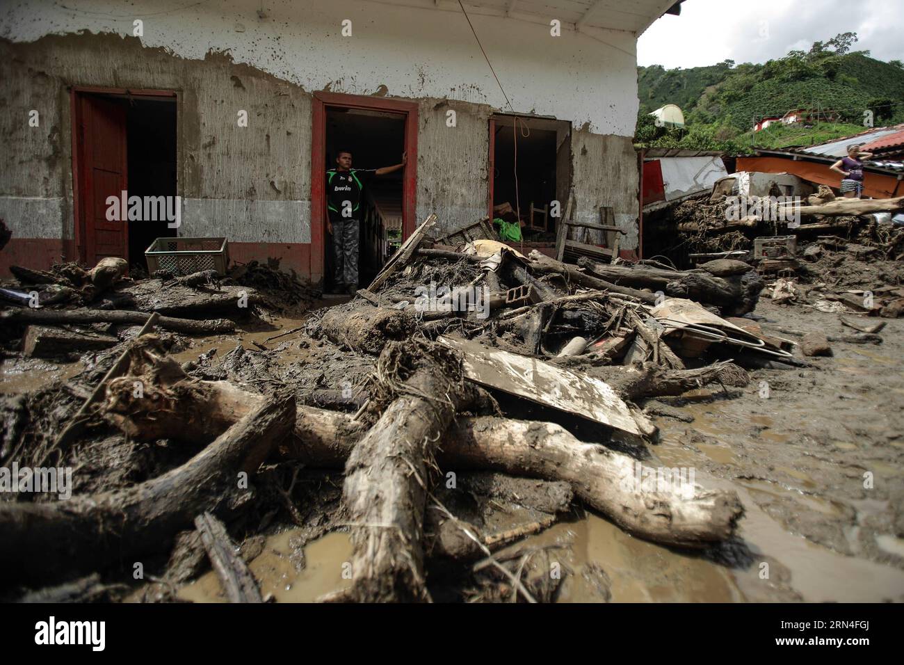 Colombiasalgarlandslide hi-res stock photography and images - Alamy