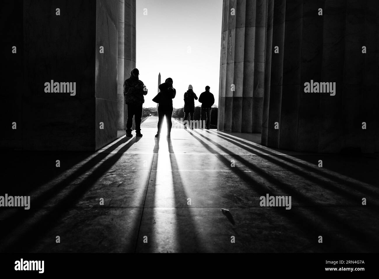 Washington dc gray scale hi-res stock photography and images - Alamy