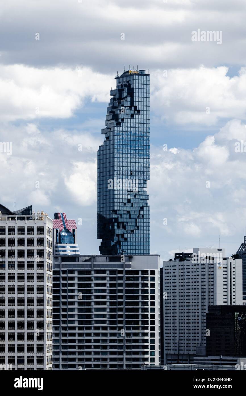 The King Power MahaNakhon building in the Bangkok city skyline Stock ...