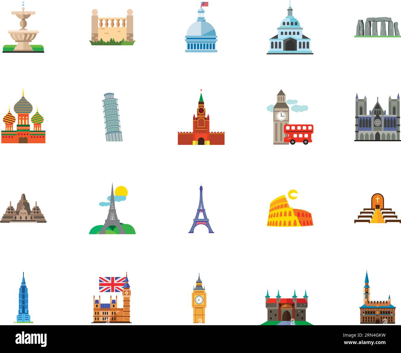 Krakow sightseeing Stock Vector Images - Alamy