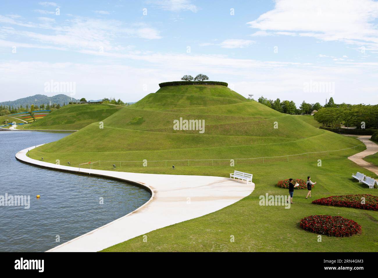 Park, Lake, Suncheon National Garden, Expo 2023, Suncheon, Jeollanam-do, South Korea Stock Photo ...