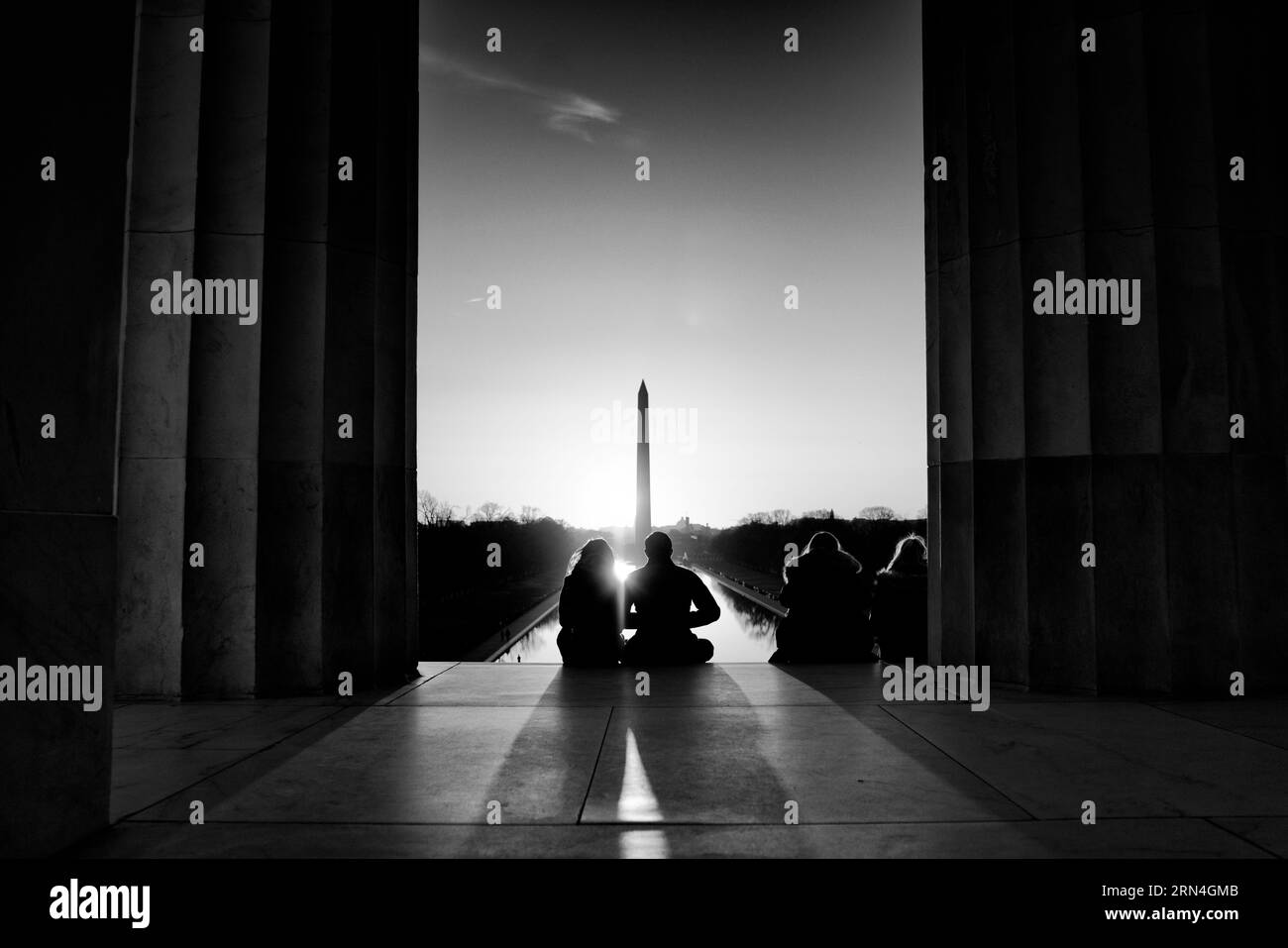 Monument of the 4 columns hi-res stock photography and images - Alamy