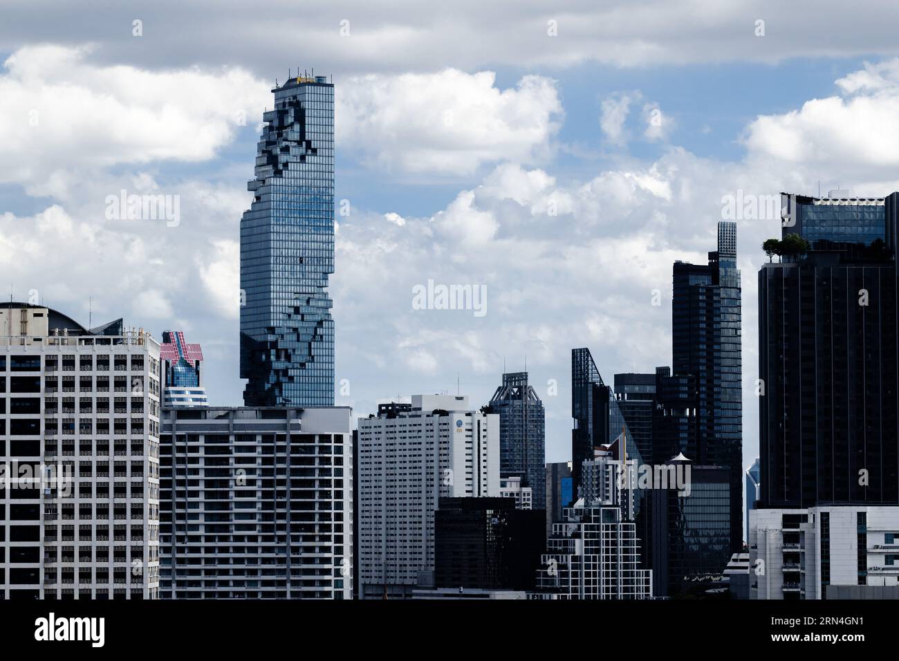 The King Power MahaNakhon building in the Bangkok city skyline Stock ...