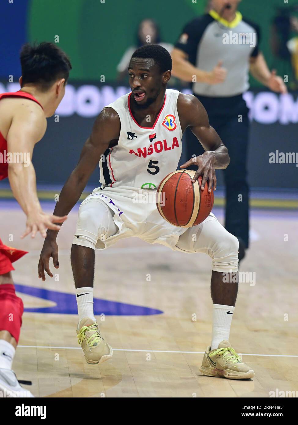 Quezon, Philippines. 31st Aug, 2023. Childe Dundao of the Angola men ...