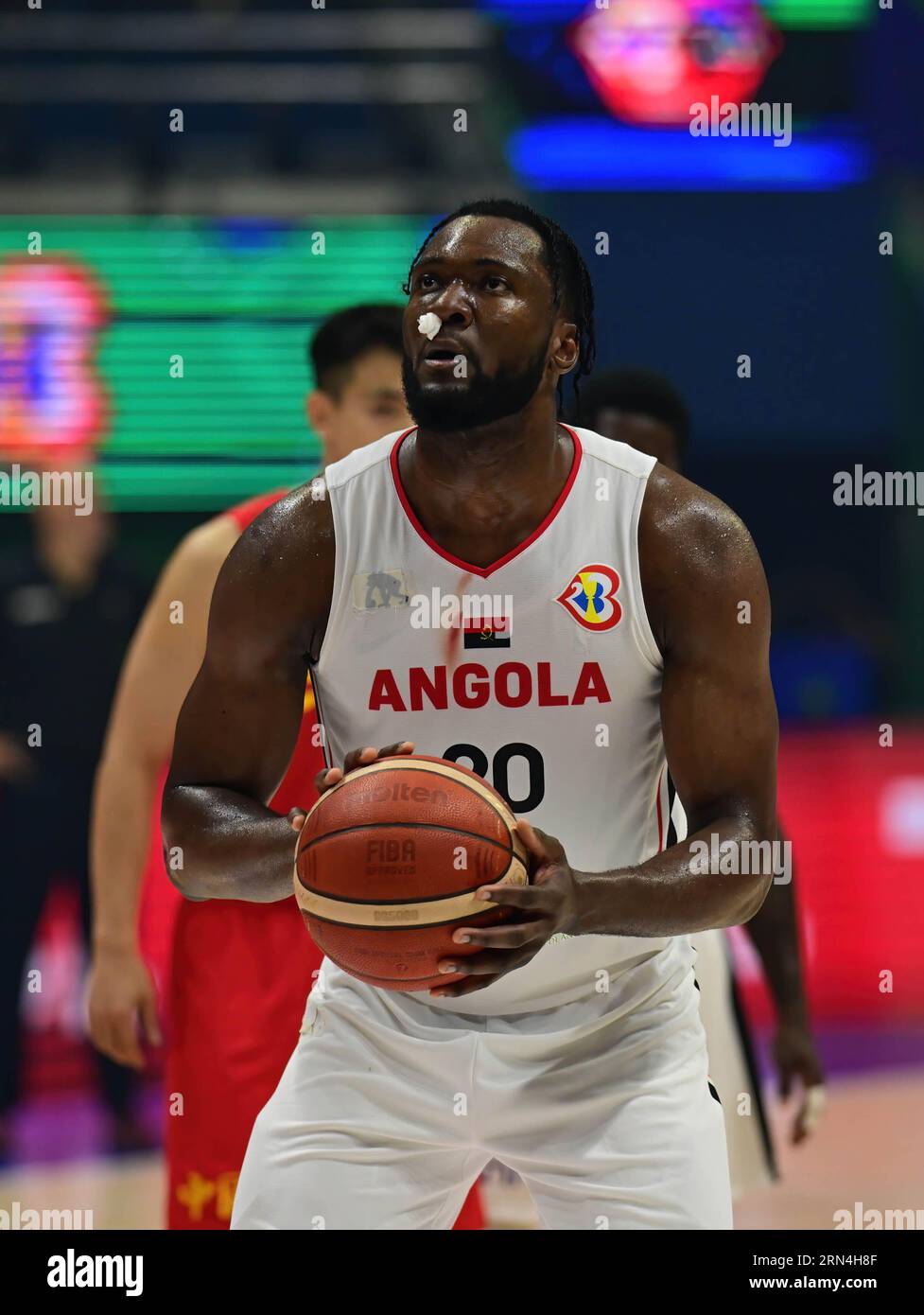 Quezon, Philippines. 31st Aug, 2023. Bruno Fernando of the Angola men ...