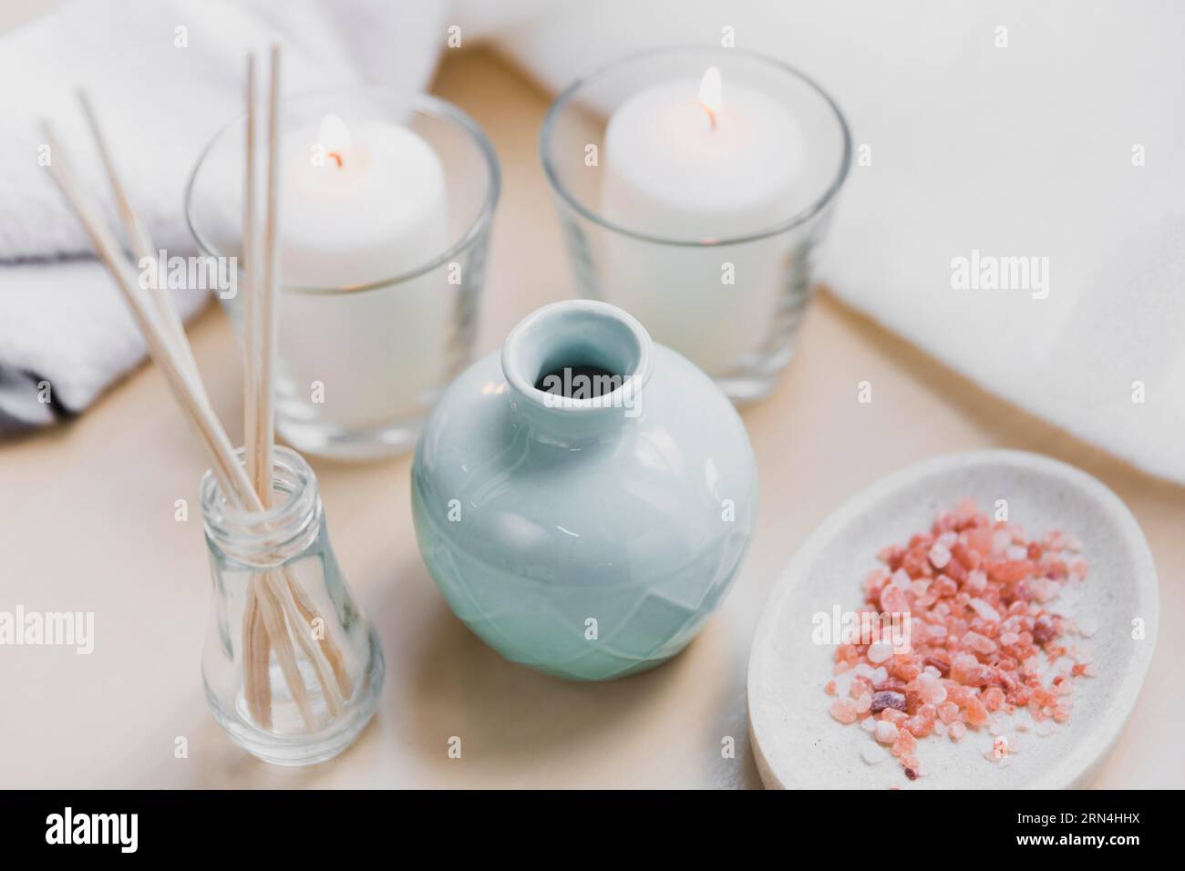 Aromatic salt candles hi-res stock photography and images - Alamy