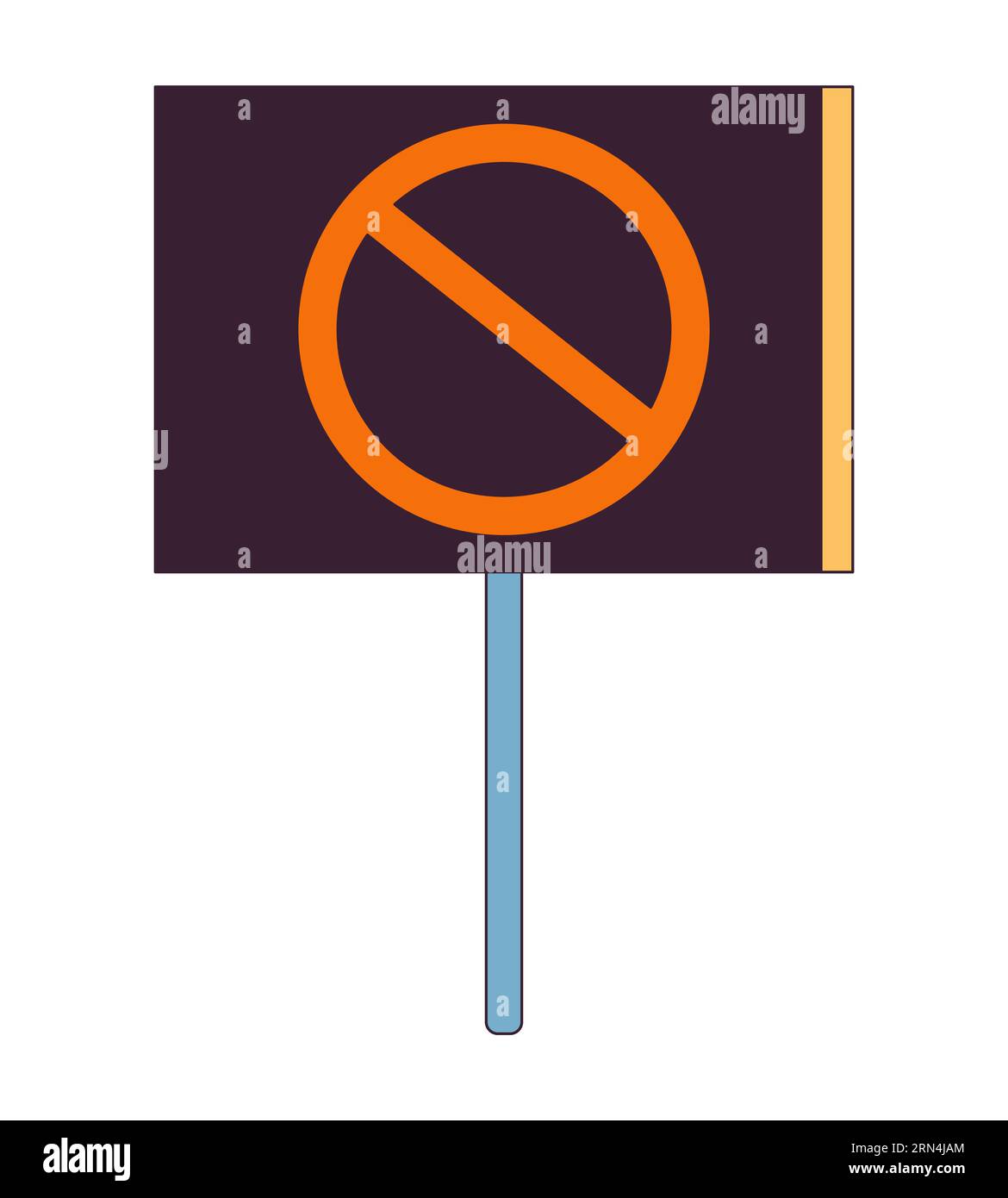 No strike prohibition sign Stock Vector Images - Alamy