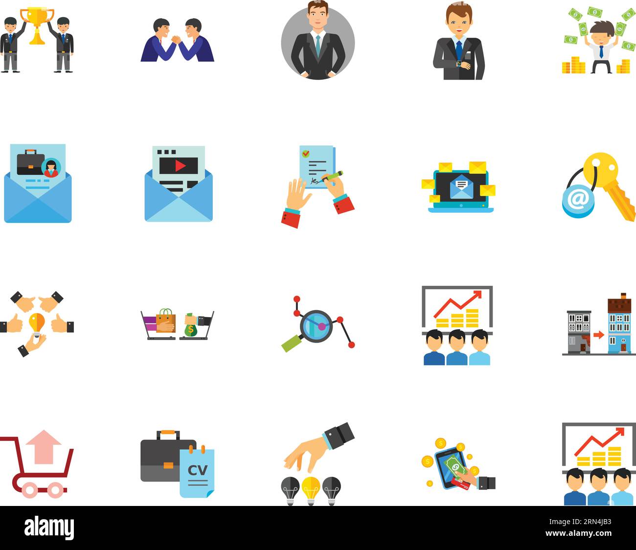 Teambuilding icon set Stock Vector Image & Art - Alamy