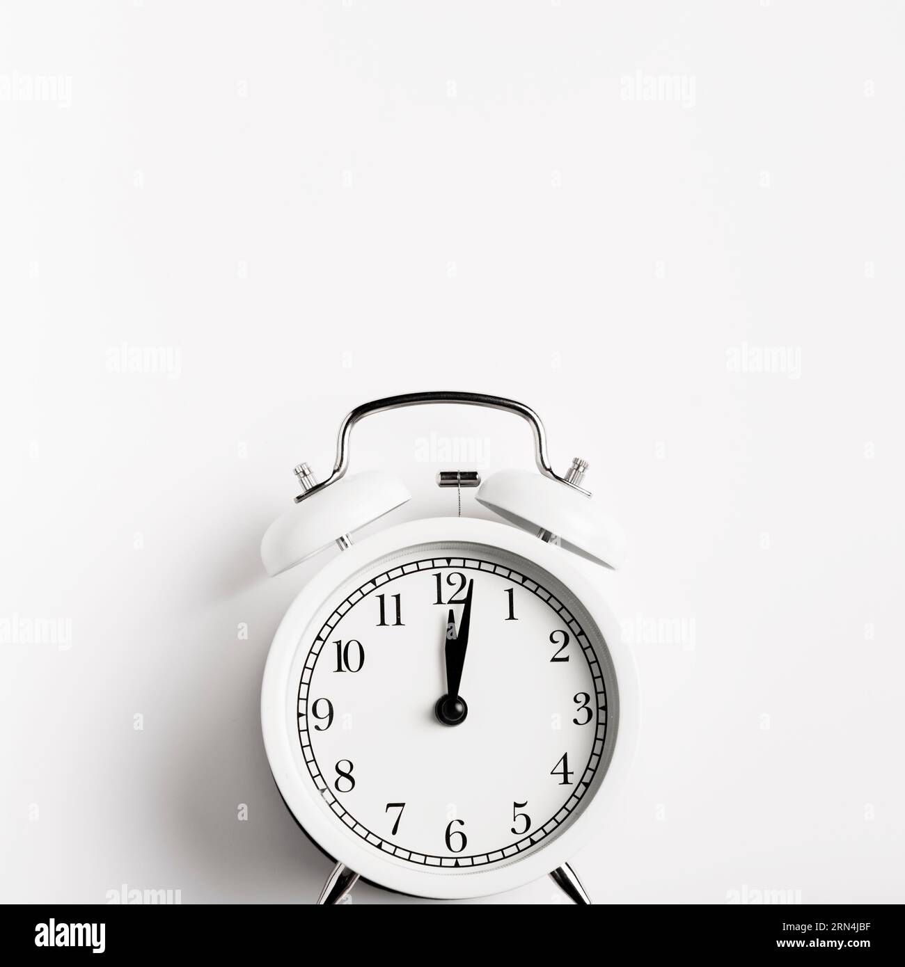 Front view beautiful retro clock Stock Photo - Alamy