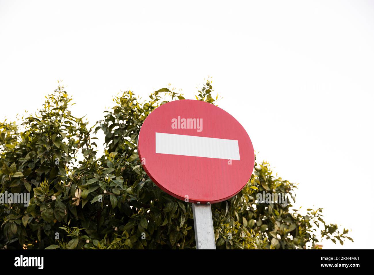 Stop sign light background Stock Photo - Alamy