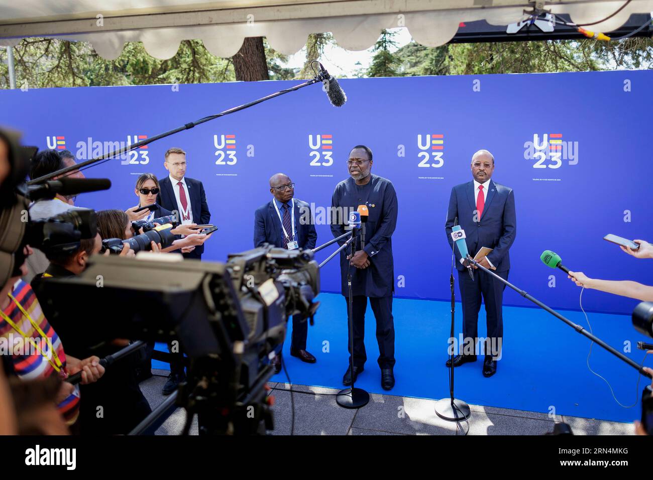 Omar Alien Touray, President of the ECOWAS Commission, Hassoumi ...