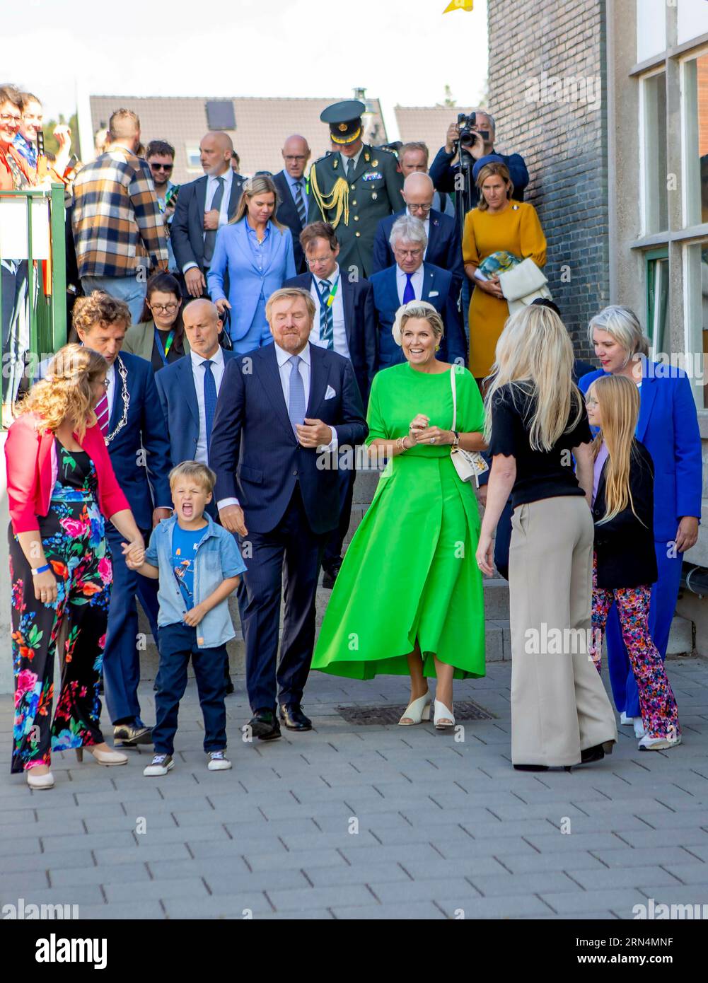 Ede, Niederlande. 31st Aug, 2023. King Willem Alexander and Queen ...