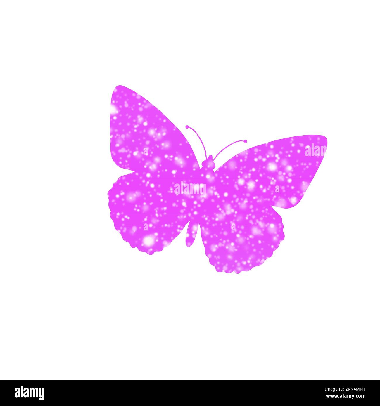 Decorative y2k glitter shiny butterfly Stock Photo - Alamy
