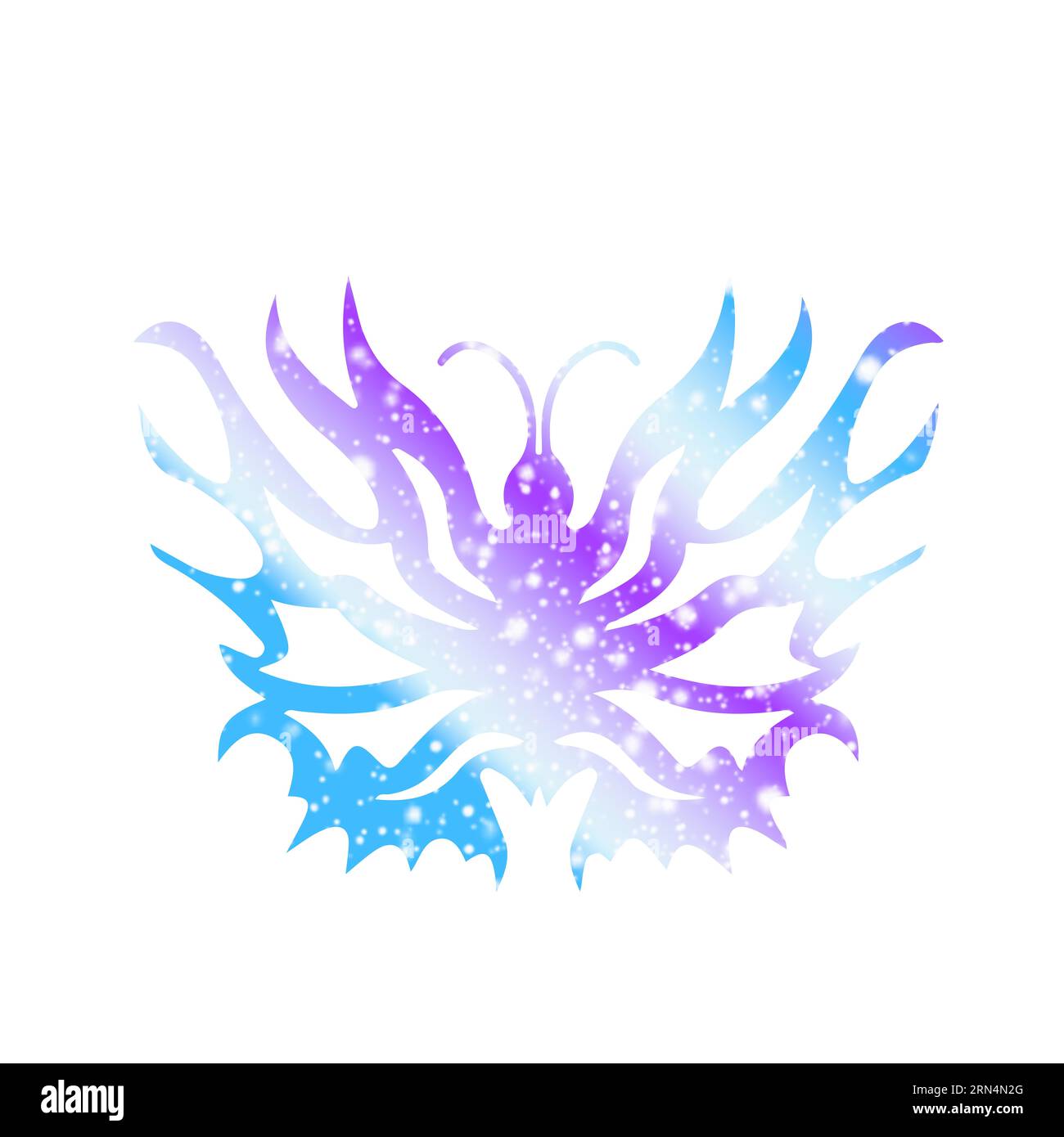 Decorative y2k glitter shiny butterfly Stock Photo - Alamy