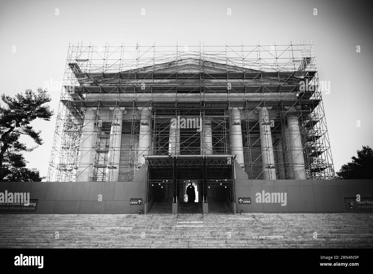 Jefferson Memorial under construction, Tidal Basin, Washington, D.C ...