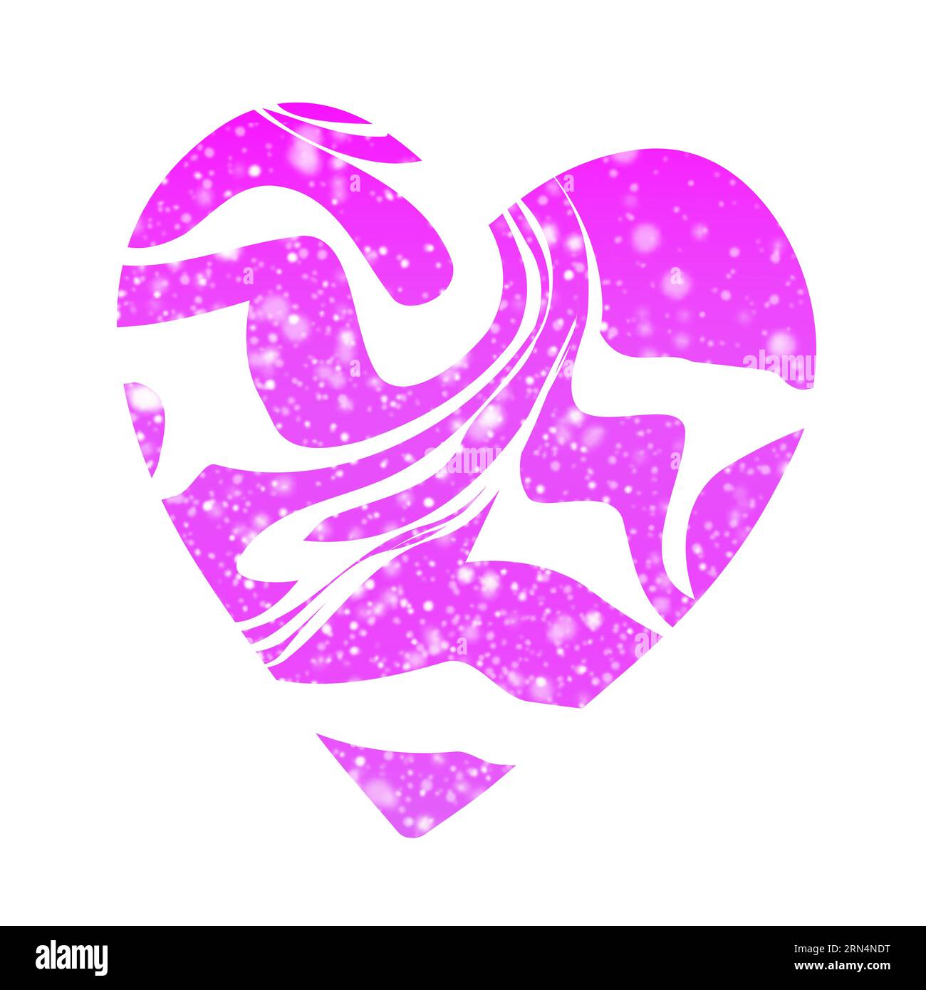 Decorative y2k glitter shiny hearts Stock Photo - Alamy